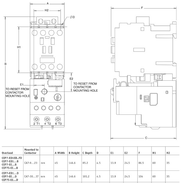 S&S CEP7 Overload Electronic 1.0 to 5A for 9 and 23A