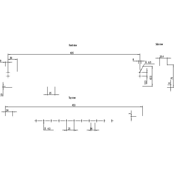 nVent HOFFMAN MCS/MCD/MCSS/MCDS FS Click In Profile W600 x D600mm Qty 4