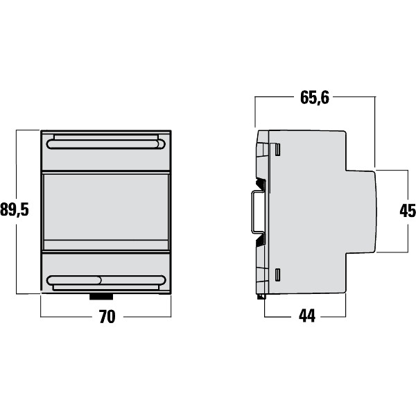 IME D4CR12 Pulse Acquisition Module with 12 Passive Inputs to RS485 240V