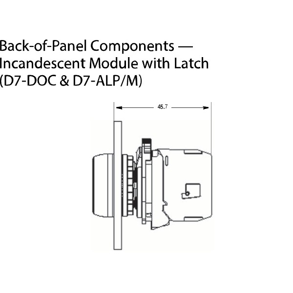 Sprecher and Schuh D7 Lamp Module Full Voltage without BA9S Lamp
