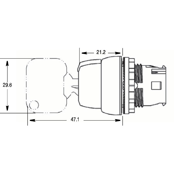 Sprecher and Schuh D7 Key Selector Switch 22.5mm Plastic 3 Position Key ...