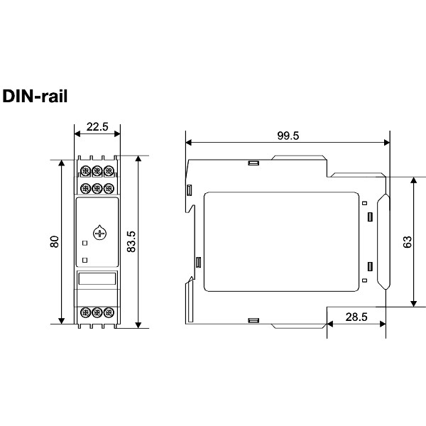 Carlo Gavazzi Timer Relay Off Delay 24VDC and 24-240VAC Supply 1 CO0.1 ...