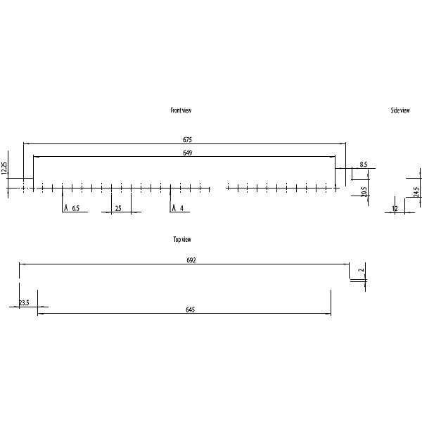 nVent HOFFMAN MCS/MCD/MCSS/MCDS FS Drawing Desk Mild Steel RAL 7035 W600mm