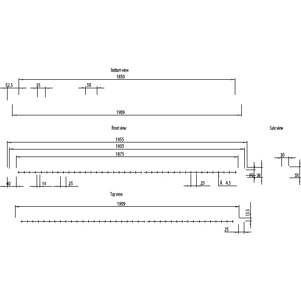 nVent HOFFMAN MCS/MCD FS Lifting Device Zinc Plated Steel Qty 2