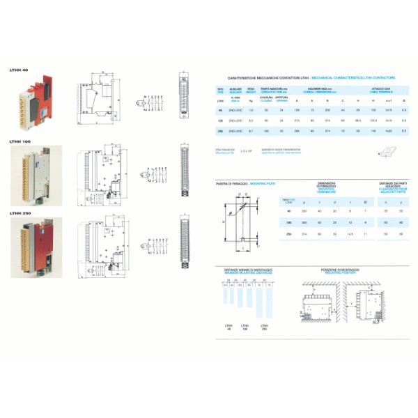 Microelettrica Contactor Arc Chute LTHH250 Pole