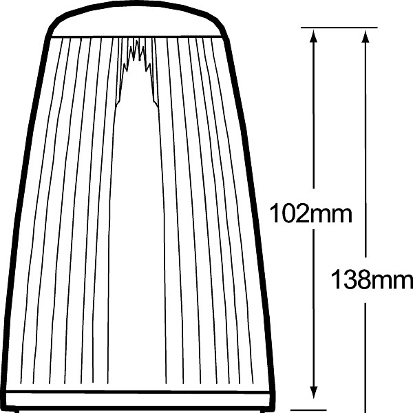 Moflash Xenon Beacons Edison Screw Cap 2 Joules Flash Mode IP65 10 to ...