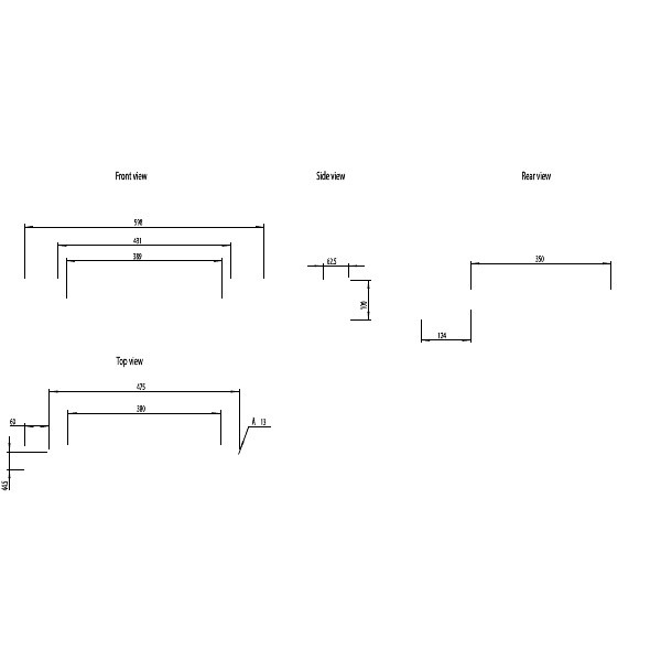 nVent HOFFMAN MCS/MCD/MKS/MKD FS Plinth Mild Steel RAL 7022 Front and ...