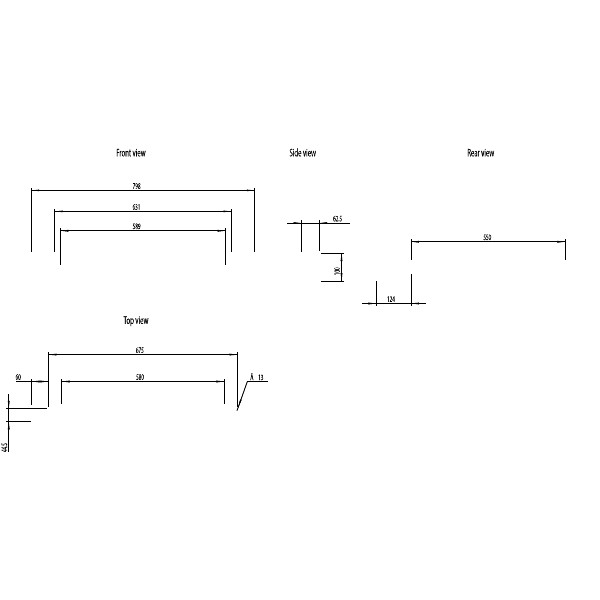 nVent HOFFMAN MCS/MCD/MKS/MKD FS Plinth Mild Steel RAL 7022 Front and ...