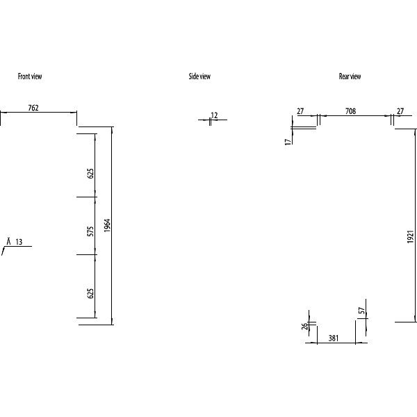 nVent HOFFMAN STB Terminal Box Mild Steel IP66 H150 x W150 x D80mm