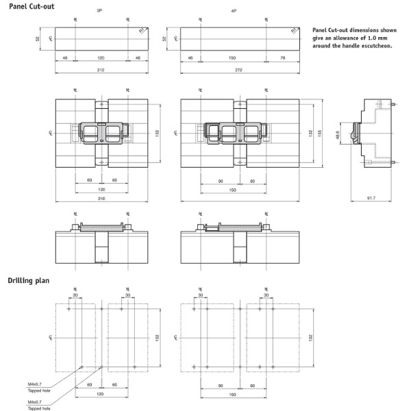 Terasaki TemBreak 2 Slide Interlock 4P E250/S250J Lite