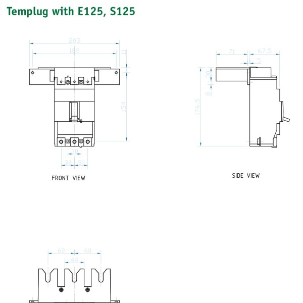 Terasaki TemBreak 2 Templug ES125 125A 3P