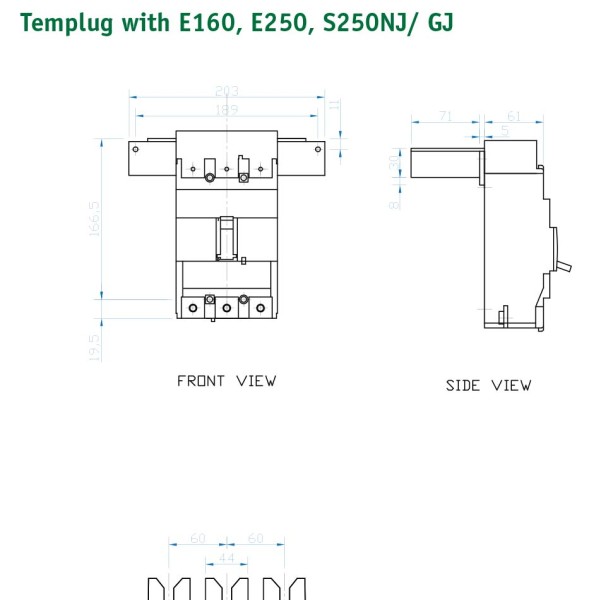 Terasaki TemBreak 2 Templug S160/ES250NJ/GJ 3P