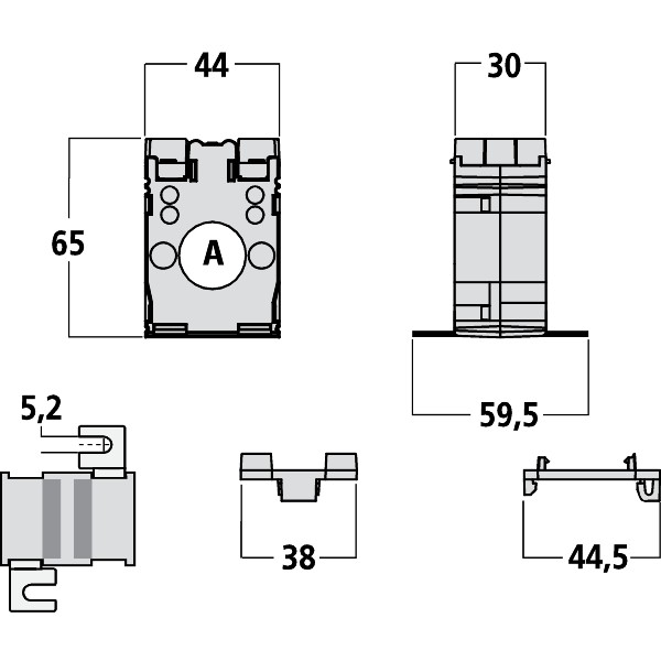IME TAIBB Solid Core Current Transformer 200A/5A 21mm 4VA Class 0.5