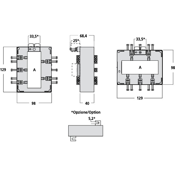 IME TAS102 Solid Core Current Transformer 3000A/5A 102 x 38mm 25VA ...