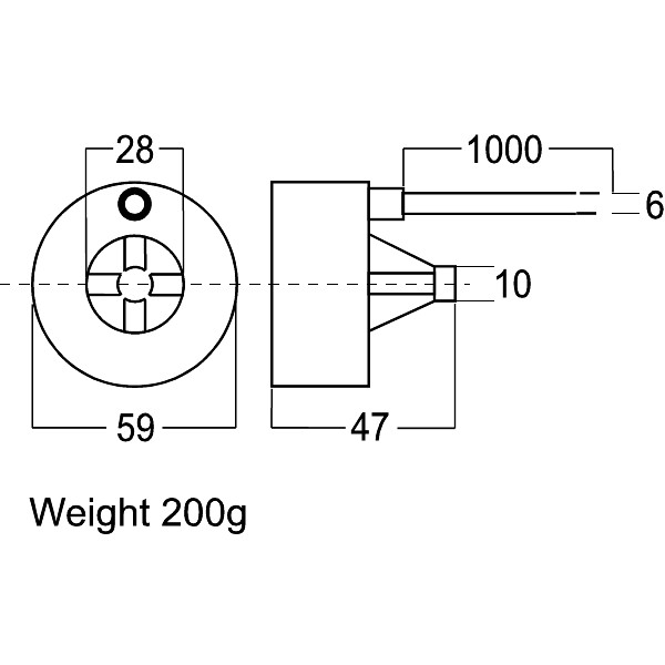 IME Earth Leakage Toroid Closed Core 2 Wire 28mm Min 30mA