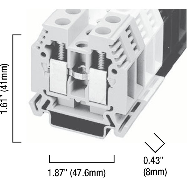 Sprecher and Schuh V7 Screw Connection Terminal 16mm 1 Level 2 ...
