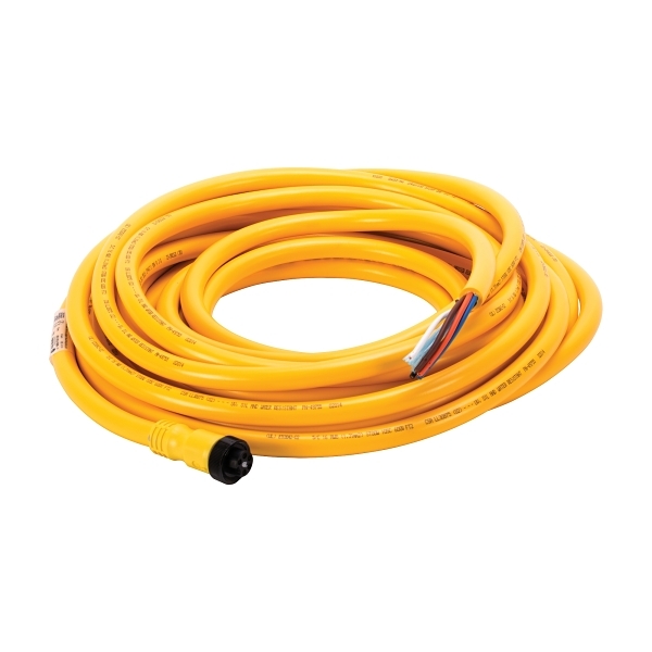 AB 889N Cordset Cable PVC Yellow 5Pin 16AWG Mini and Mini Plus Male ...