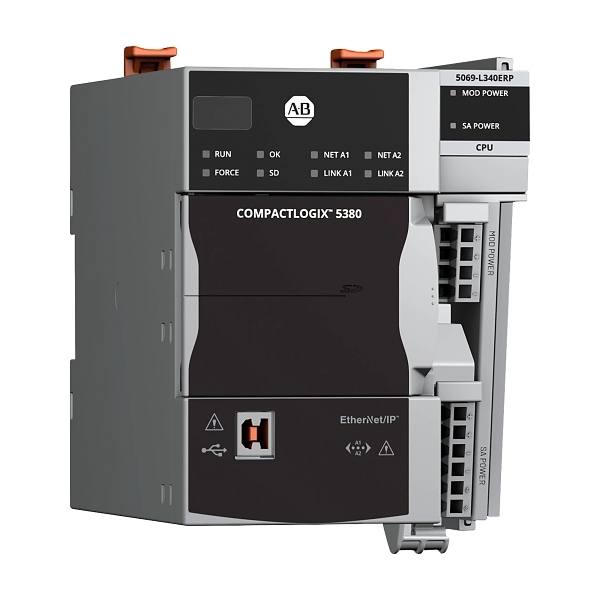 Allen-Bradley CompactLogix 5069 5380 Process Controller 2MB 40 Nodes