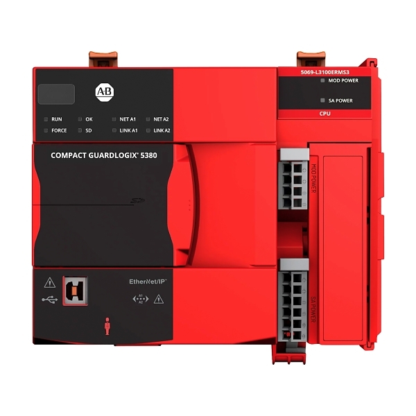 AB Compact GuardLogix 5380 SIL3 Processor 3MB Controller Mem and 1.5MB ...