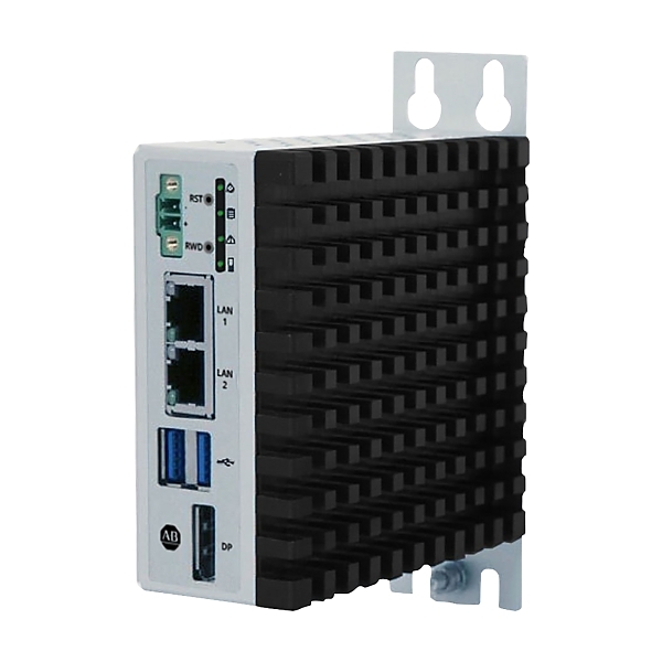 Allen-Bradley ASEM 6300 Box PC Book Mount No Fan 24VDC S0 ATOM 4GB RAM ...