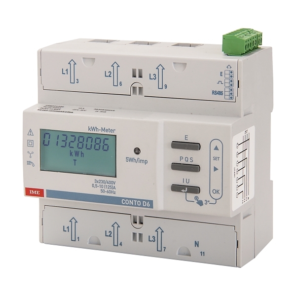 IME CONTO D6 Energy Meter Contod6 Direct 3 Phase 400V 100A with Pulse