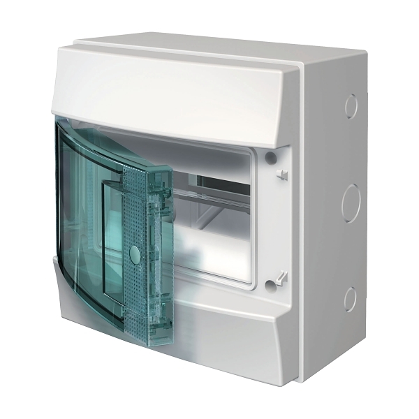 NHP Loadcentre Weatherproof 8 Way DIN-T Surface Mounted