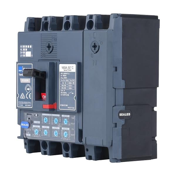 Terasaki TemBreak PRO MCCB 160 Frame 50kA 4P 160A Basic Electronic with GF