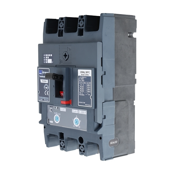 Terasaki TemBreak PRO MCCB 250 Frame 70kA 3P 250A Adj. Thermal Adj ...