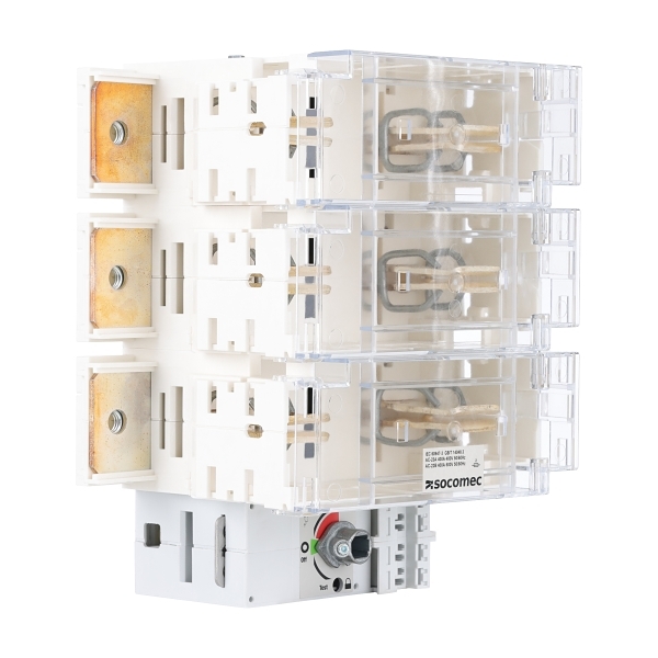 Socomec SSF Fuse Switch kit, w/ External Handle, suits DIN fuses, 3P 400A