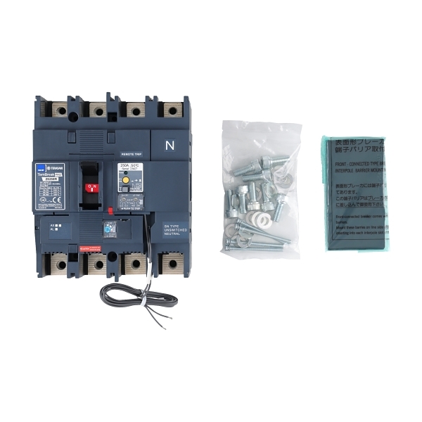 Terasaki TemBreak PRO ELCB 250 Frame Solid Neutral 65kA 30mA 3A 4P 250A