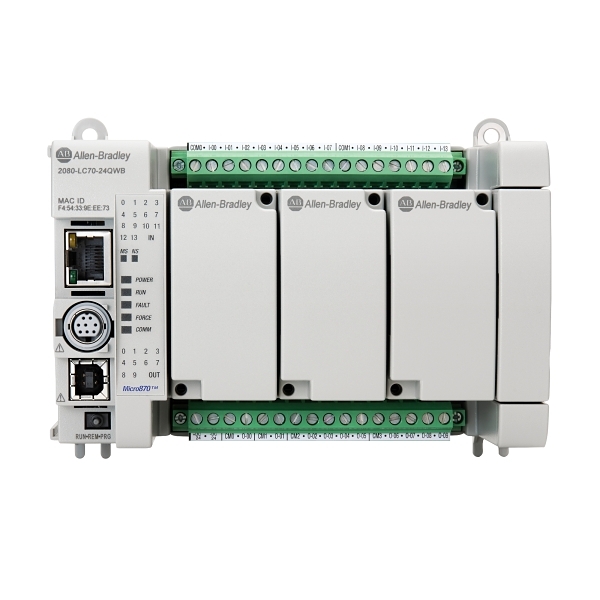 Allen-Bradley Micro870 ContRoller 14DI 10DO Source Ethernet IP 24VDC DNP3