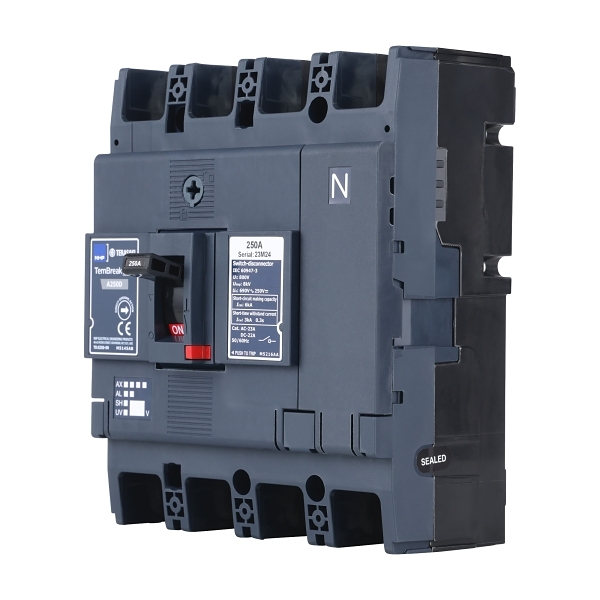 Terasaki TemBreak PRO MCCB 250 Frame 4P 250A Non Auto Switch