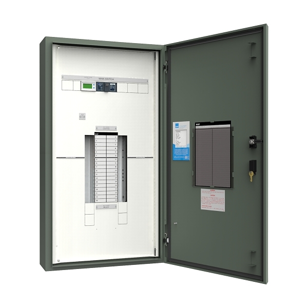 NHP Concept Plus P/board Metering 1512mm IP42 Dual Energy Meter Split ...