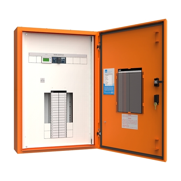 NHP Concept Plus Panelboard Metering 1080mm IP42 Single Meter DinT 48 ...