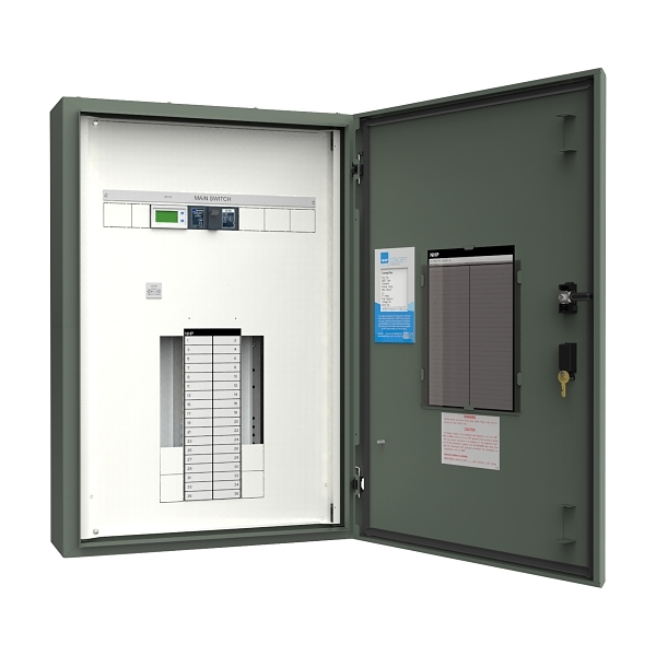 NHP Concept Plus Panelboard Metering 1296mm IP42 Single Meter DinT 72 ...