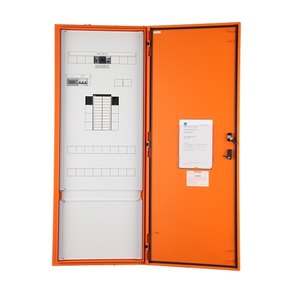 NHP Concept Plus Panelboard DIN-T EV 72W 3x24 250A MSW 8M-1728mm Orange