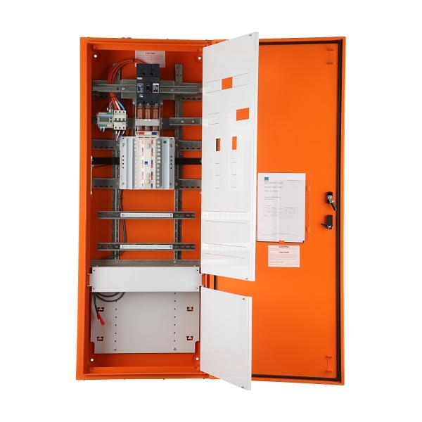 NHP Concept Plus Panelboard DIN-T EV&SCZ 72W 3x24 250A MSW 9M-1944mm Orange