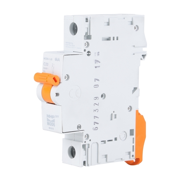 NHP MOD6 Miniature Circuit Breaker 6kA 1Pole 16A C Curve