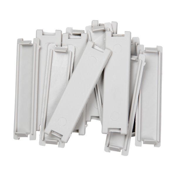 NHP DIN-T Accessory Pole Filler Extended Length to suit 63mm Cutout 12 Pack