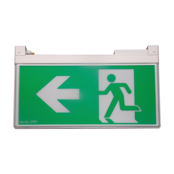 Stanilite Single Point Platinum Exit Lighting LED Quickfit LED Less Bracket