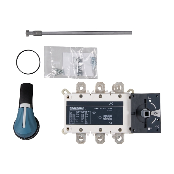 Socomec SCO Manual Transfer Switch kit, w/ External handle (I O II), 3 ...
