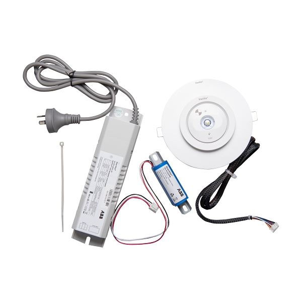 Stanilite Single Point Platinum Emergency Spitfire Recessed Single LED EM