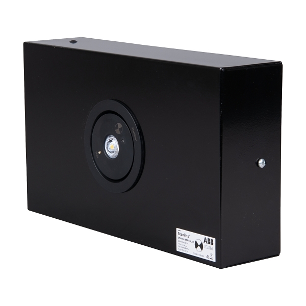 Stanilite Nexus LX Platinum Emergency Spitfire 2 LED Surface Mount Black