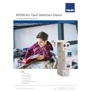 NHP MOD6 Miniature Circuit Breaker Main Switch 1Pole 80A