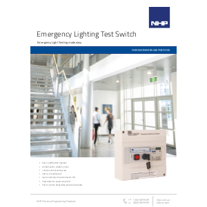 NHP Concept Panelboard Accessory Emergency Light Sensing Module