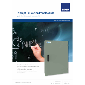 NHP Concept Panelboard Accessory Main Switch Kit MCCB A250E3100TM 3P ...