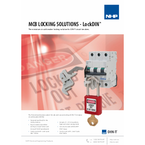 NHP DIN-T Miniature Circuit Breaker 10kA 2Pole 10A C Curve