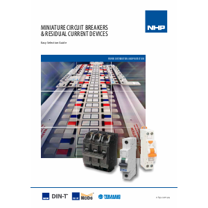 NHP DIN-T Miniature Circuit Breaker 10H 3Pole 100A C Curve