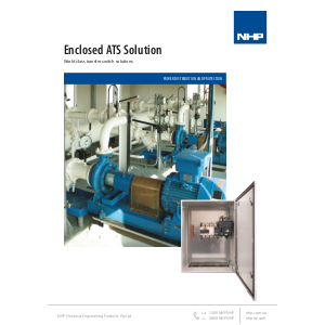 Socomec Enclosed Auto Transfer Switch Advanced Logic and Communications ...