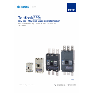 Terasaki TemBreak PRO MCCB 1000 Frame 50kA 3P 1000A Basic Electronic